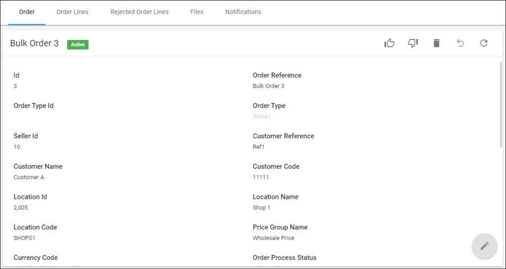 View Order Details Trasix Knowledge Base